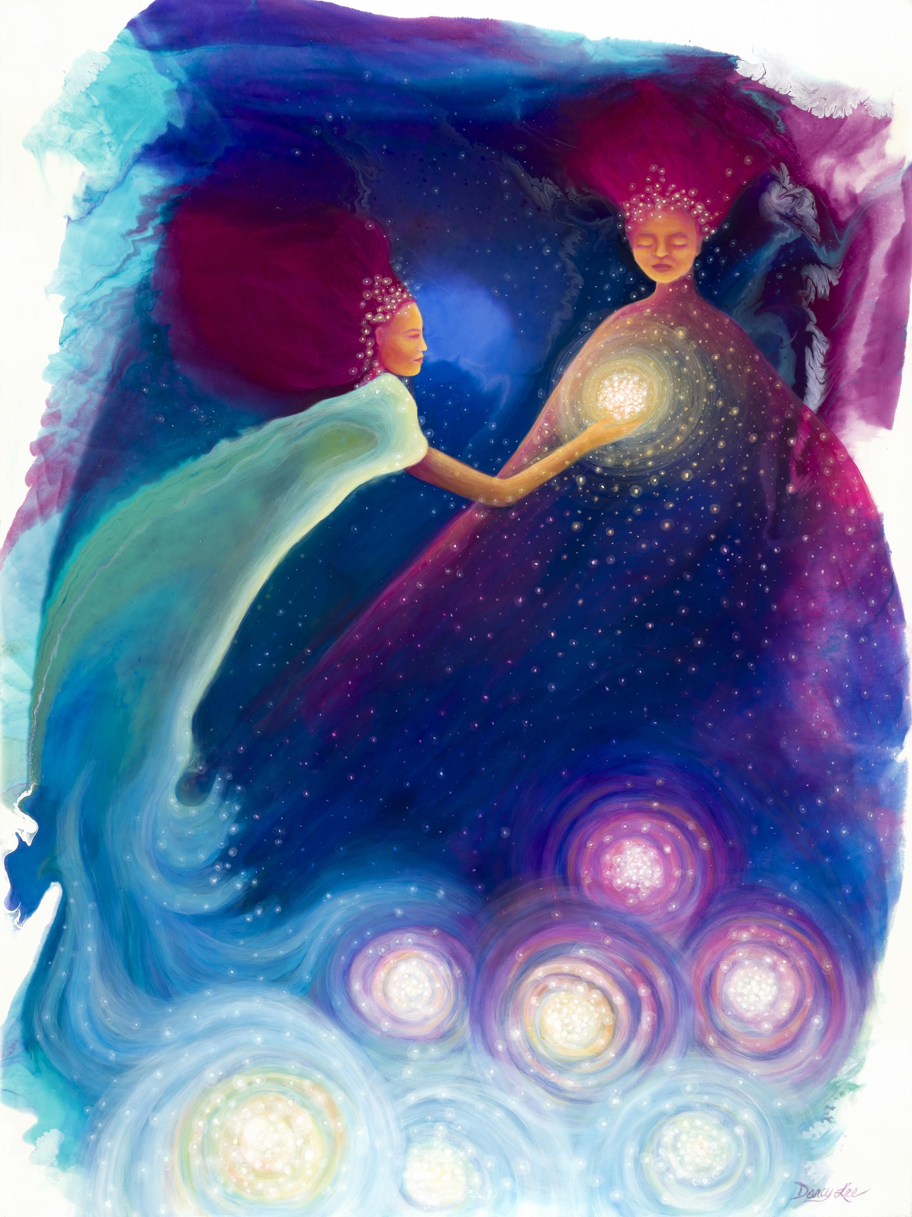 Womb of Light — Creation, Motherhood, Divine Feminine – DarcyLeeArt